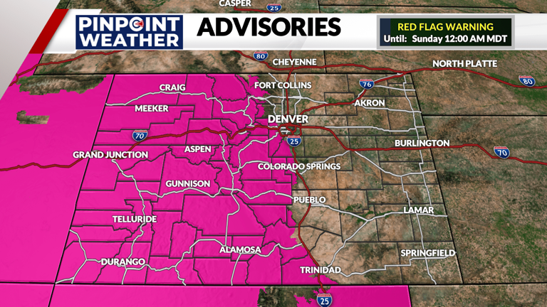 Denver weather: Storm threat ends, heat and mountain fire danger return