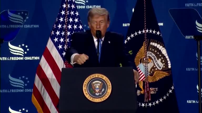 Trump says he will repair reflecting pool after July 4