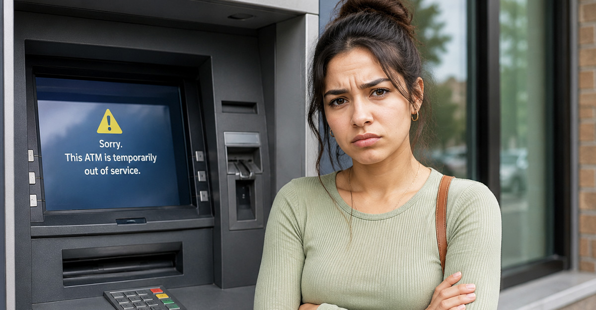 I deposited cash into an ATM, but it crashed before finishing the ...