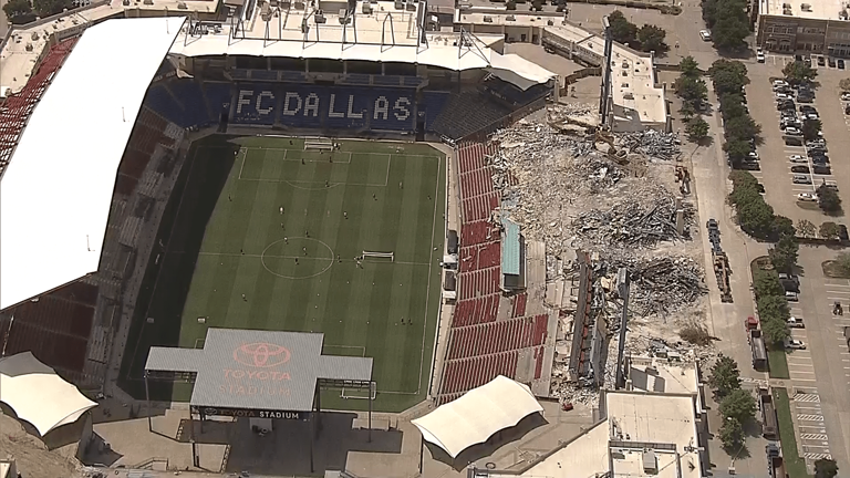 Demolition greets Sweden at World Cup camp during FC Dallas renovation ...