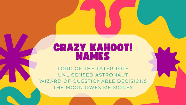 75 funniest Kahoot names for your study party or trivia night