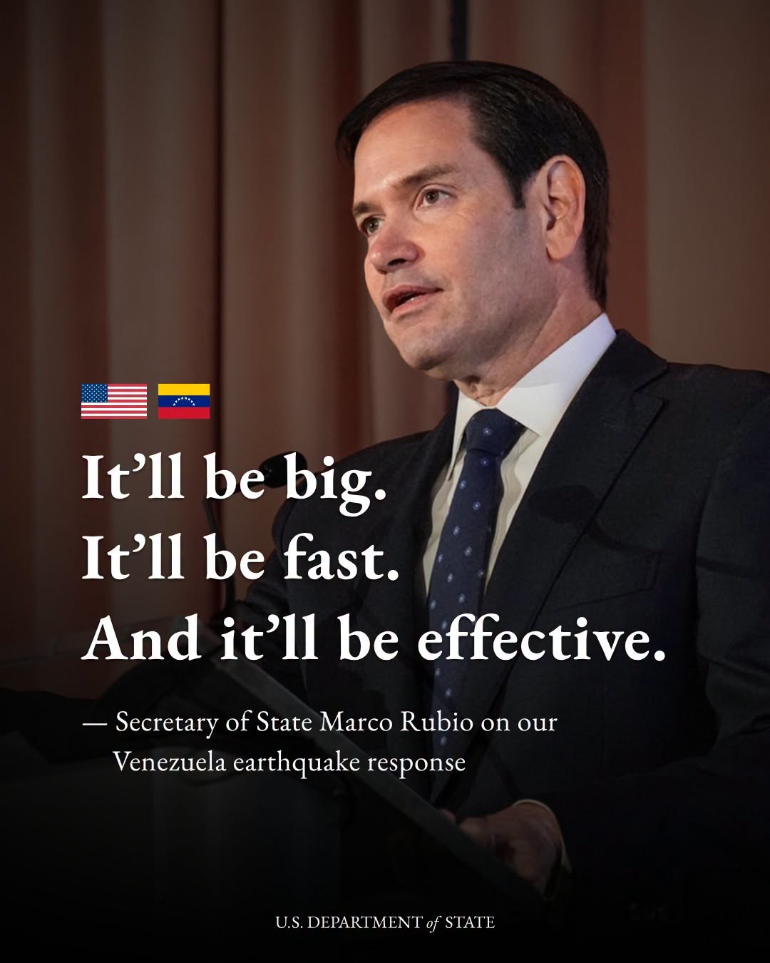 Marco Rubio unveils US plan to help Venezuela after devastating twin ...