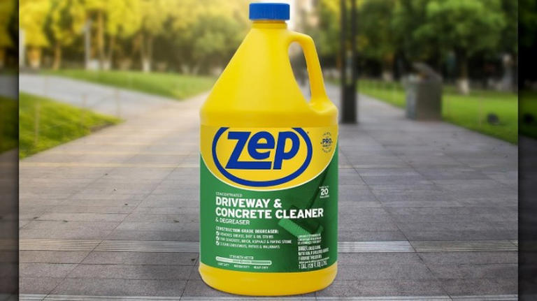 Want to clean your concrete driveway without a pressure washer? This ...