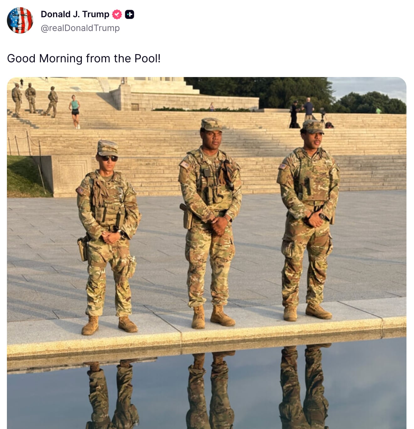 Firm rejected ‘unfeasible’ Trump reflecting pool job