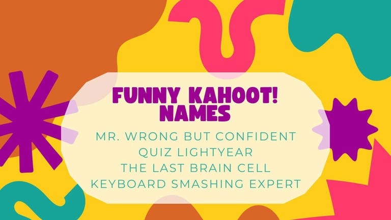 75 funniest Kahoot names for your study party or trivia night