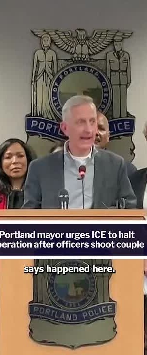 Portland mayor demands ICE halt operations after fatal shooting