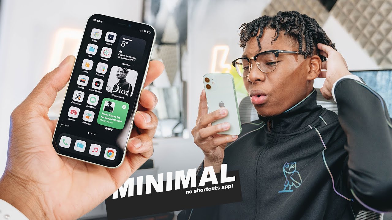How to install minimal iOS 14 icons without shortcuts popup