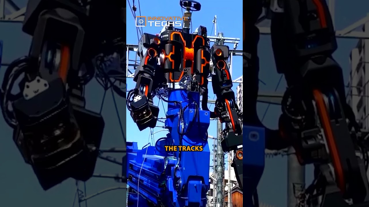 Japan’s giant humanoid robot revolutionizes railway maintenance!