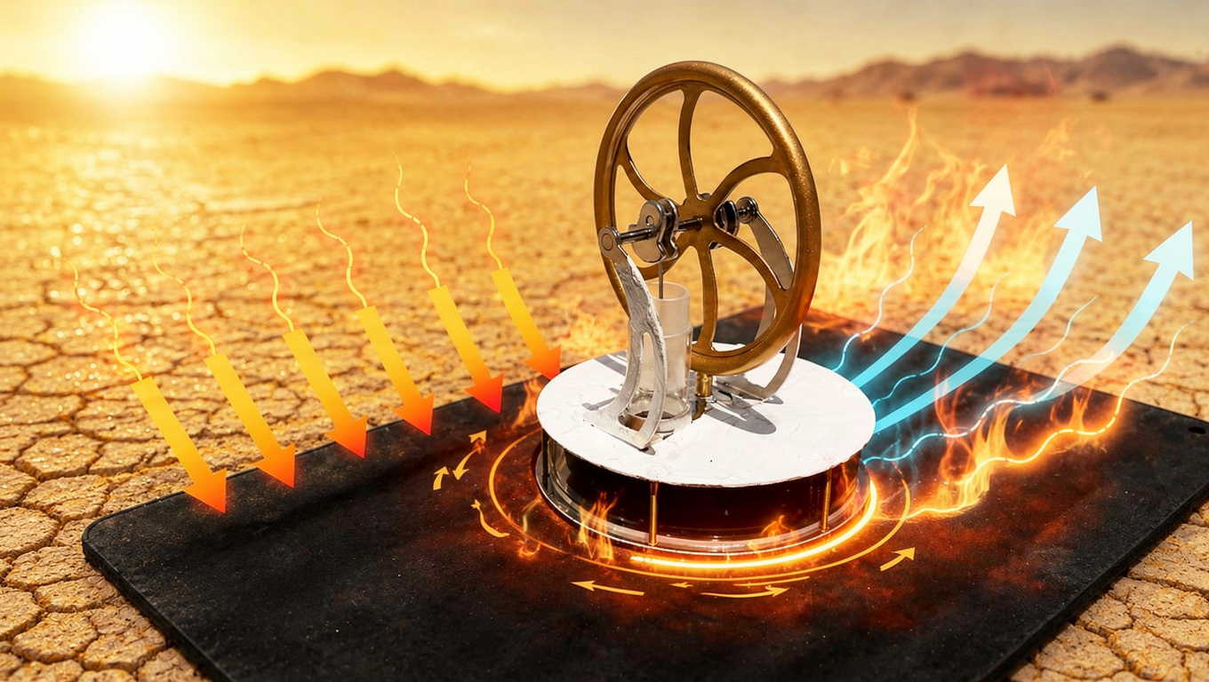 This engine runs on sunlight