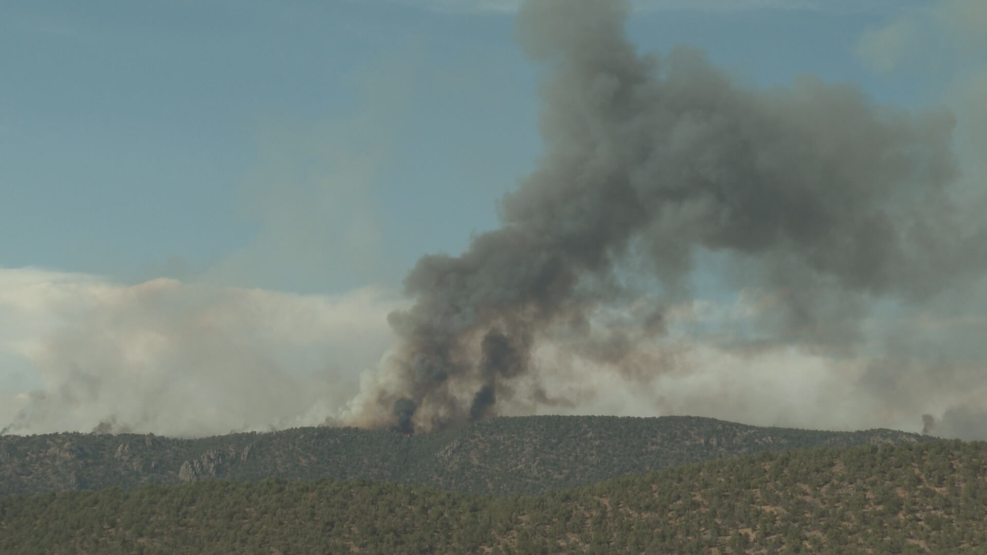 Where is the wildfire risk highest in western Colorado?
