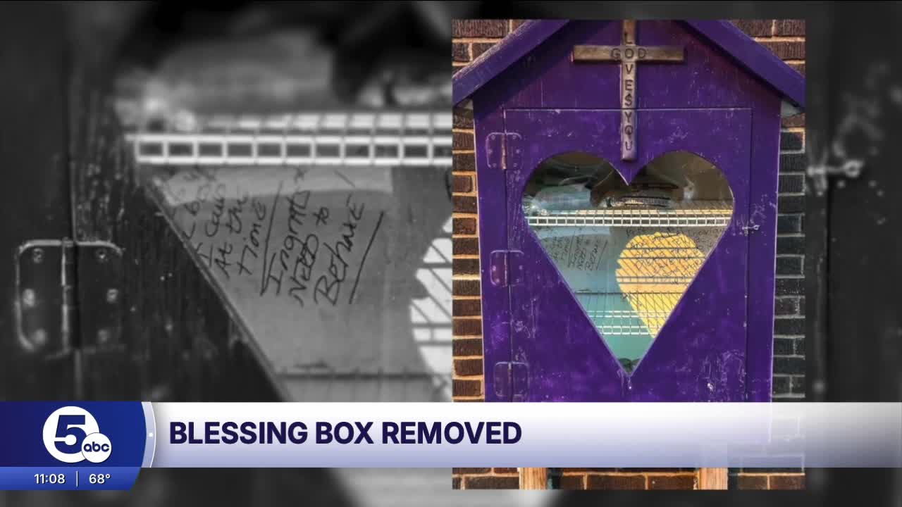 Barberton residents rally to replace destroyed blessing box