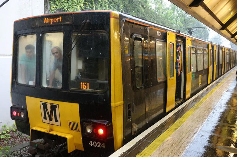 Old Tyne and Wear Metro train spotted after last official week of service