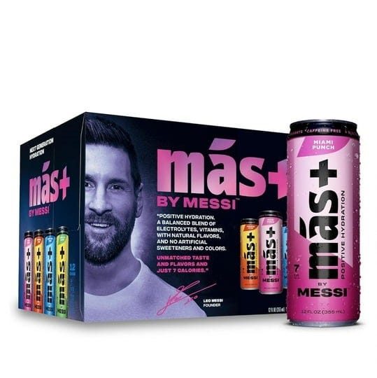 Walmart finally restocked Lionel Messi's sports hydration drink