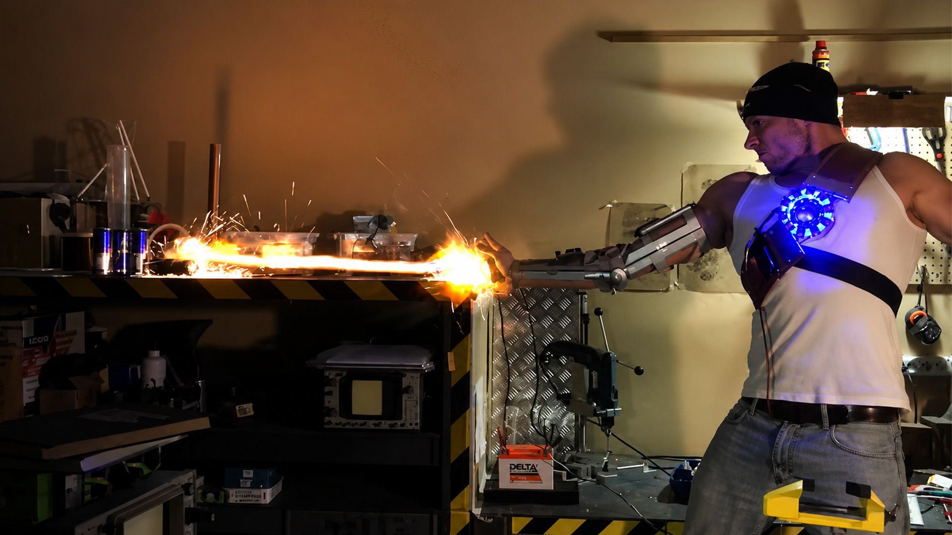 DIY Iron Man reactor: Functional hydrogen repulsor build