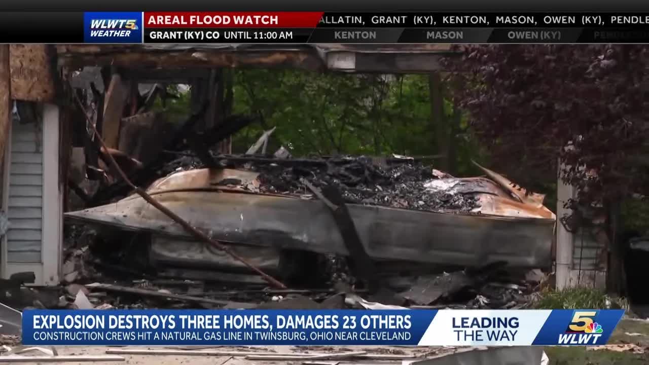 Natural gas explosion devastates northeast Ohio homes