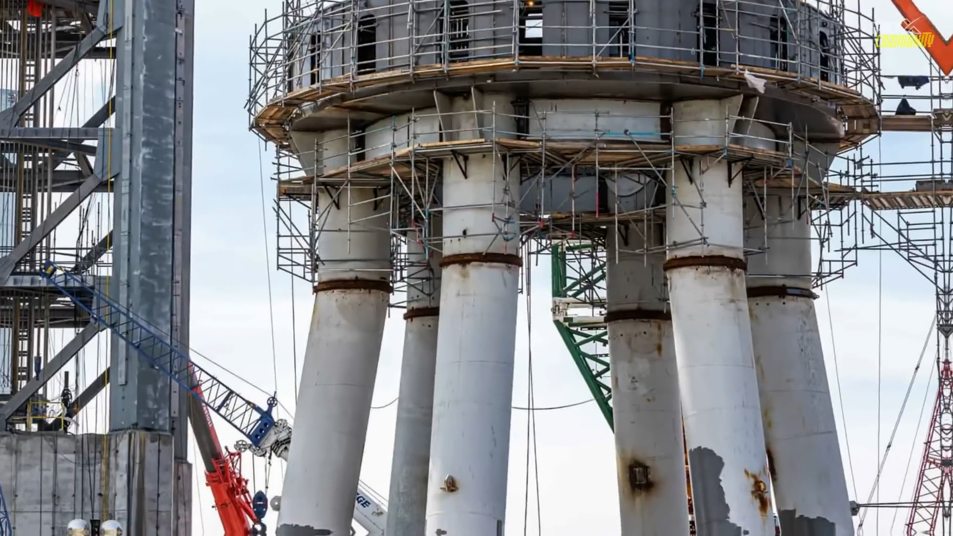 Starship has damaged a major part of orbital launch mount, FAA may ...