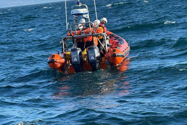 Plane crash horror in Irish Sea as crew found floating on wing