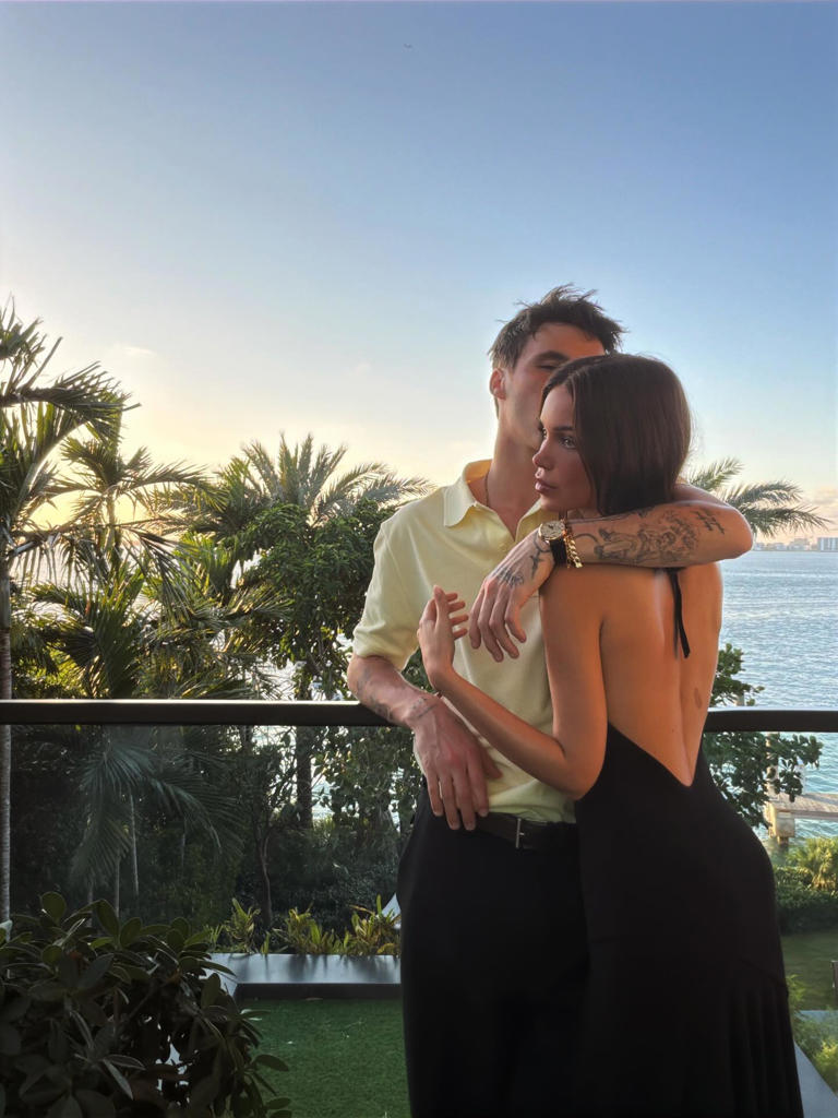 Cruz Beckham sparks engagement rumors after girlfriend Jackie Apostel ...