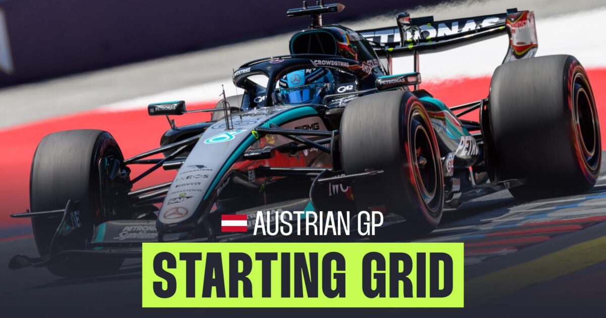 F1 starting grid: Russell snatches pole amid yellow flag drama