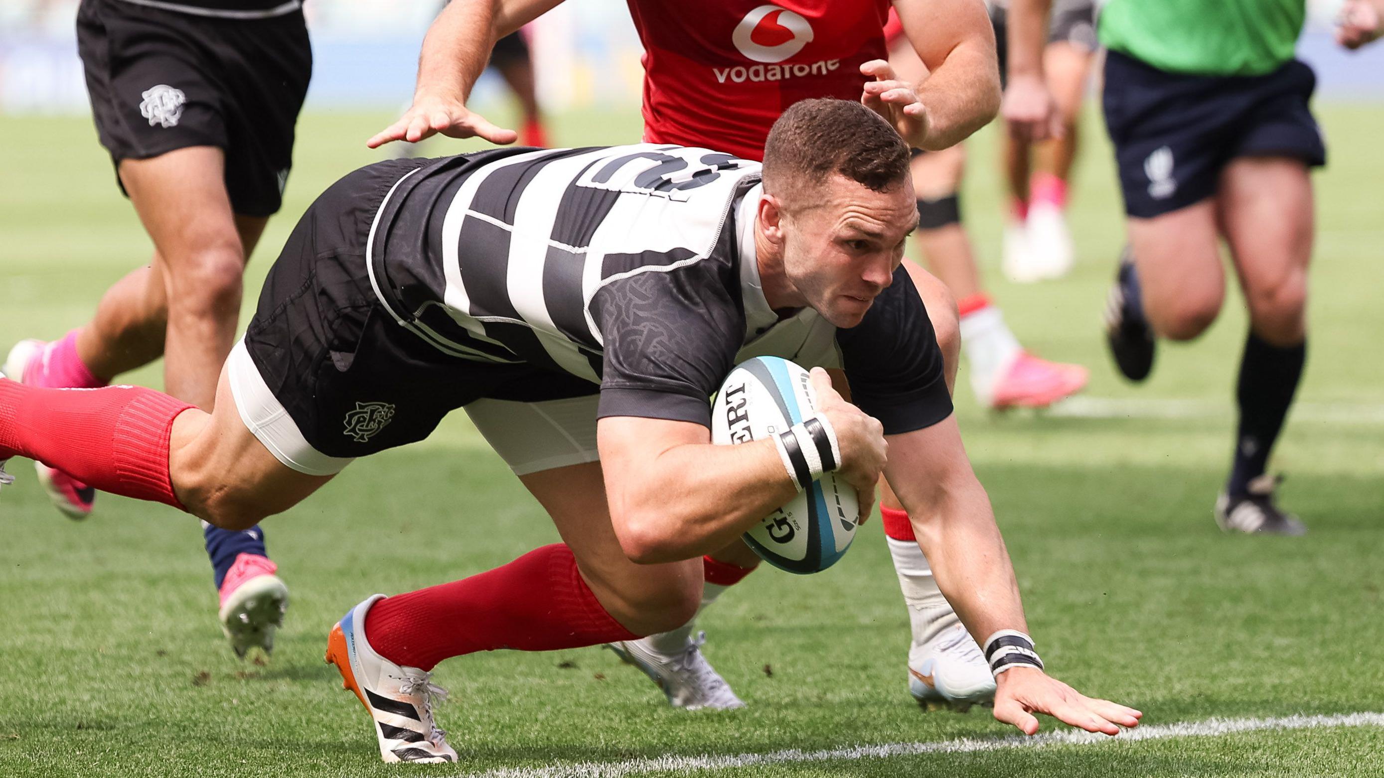 Wales beat Barbarians as North signs off in style
