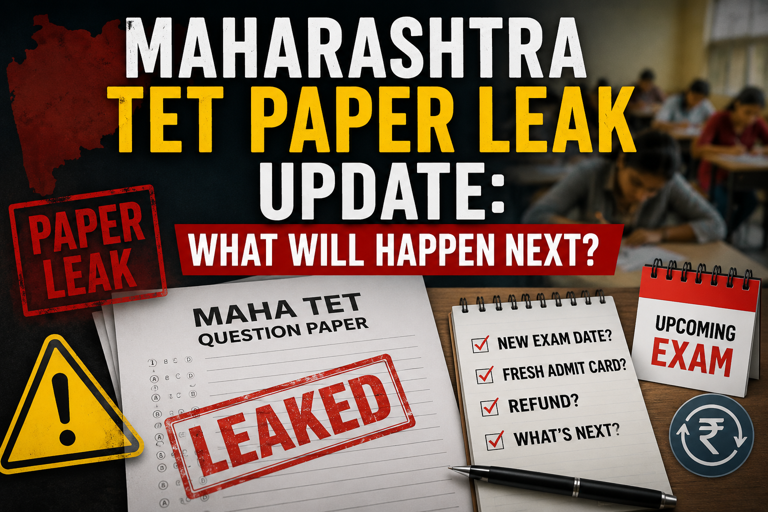 Maharashtra TET paper leak update: What will happen next? Admit card ...