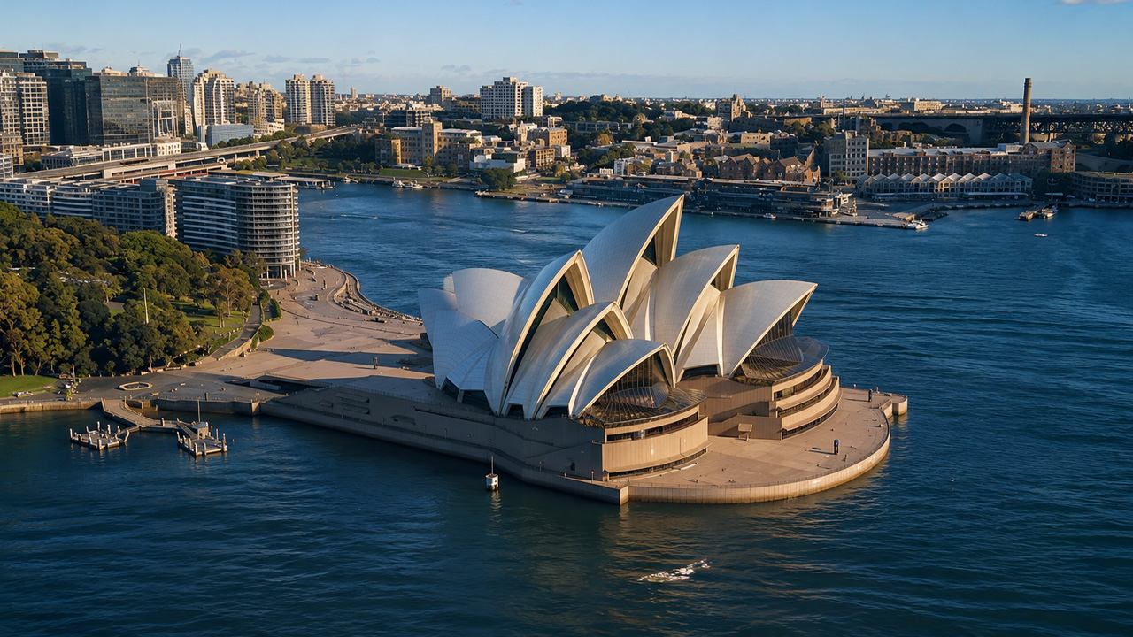 Have you seen Sydney Opera House from above like this?