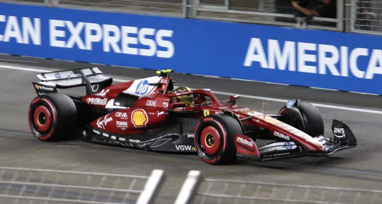 Lewis Hamilton fait rugir une F1 à trois places à Fiorano pour des ...