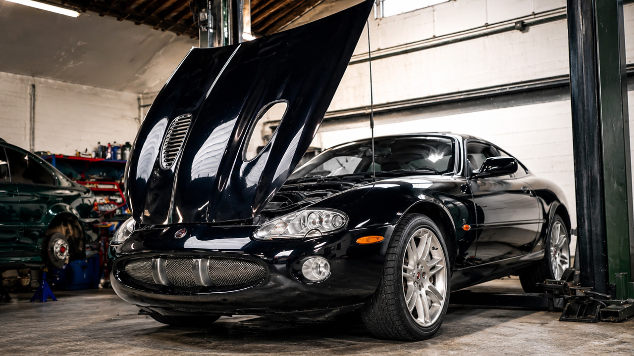 Cheap supercharged Jaguar gets a manual swap
