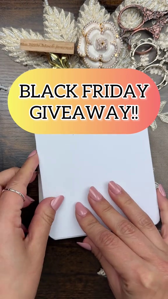 Enter my Black Friday craft giveaway for journal lovers