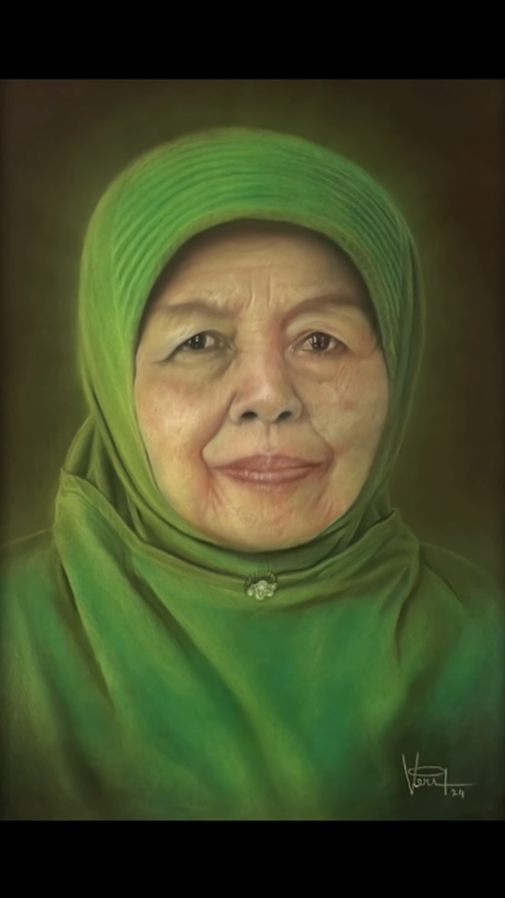 Stunning realistic mother drawing | Warm smile portrait tutorial
