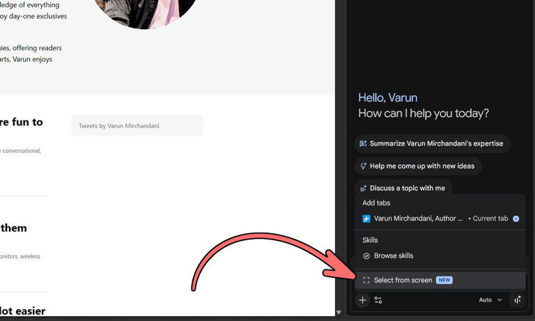 Gemini in Chrome can now see exactly what you’re looking at on screen