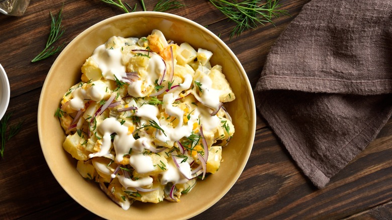 For potato salad with 10x the flavor, try out this mayo swap