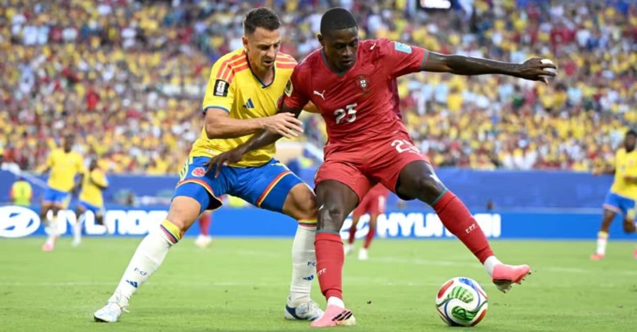 Colombia's last-gasp winner ruled out by a toe in Portugal stalemate