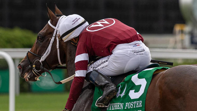 'Great horses overcome': Magnitude goes gate-to-wire in Stephen Foster