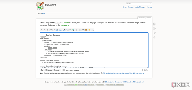 I ditched my paid wiki for DokuWiki in a Docker container, and my ...