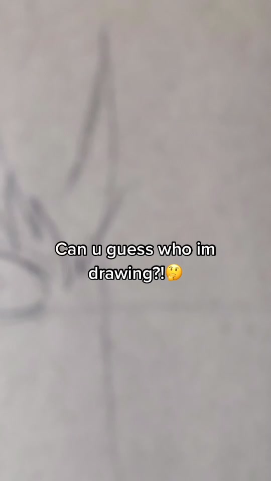 Can You Guess Who I’m Drawing Anime Sketch