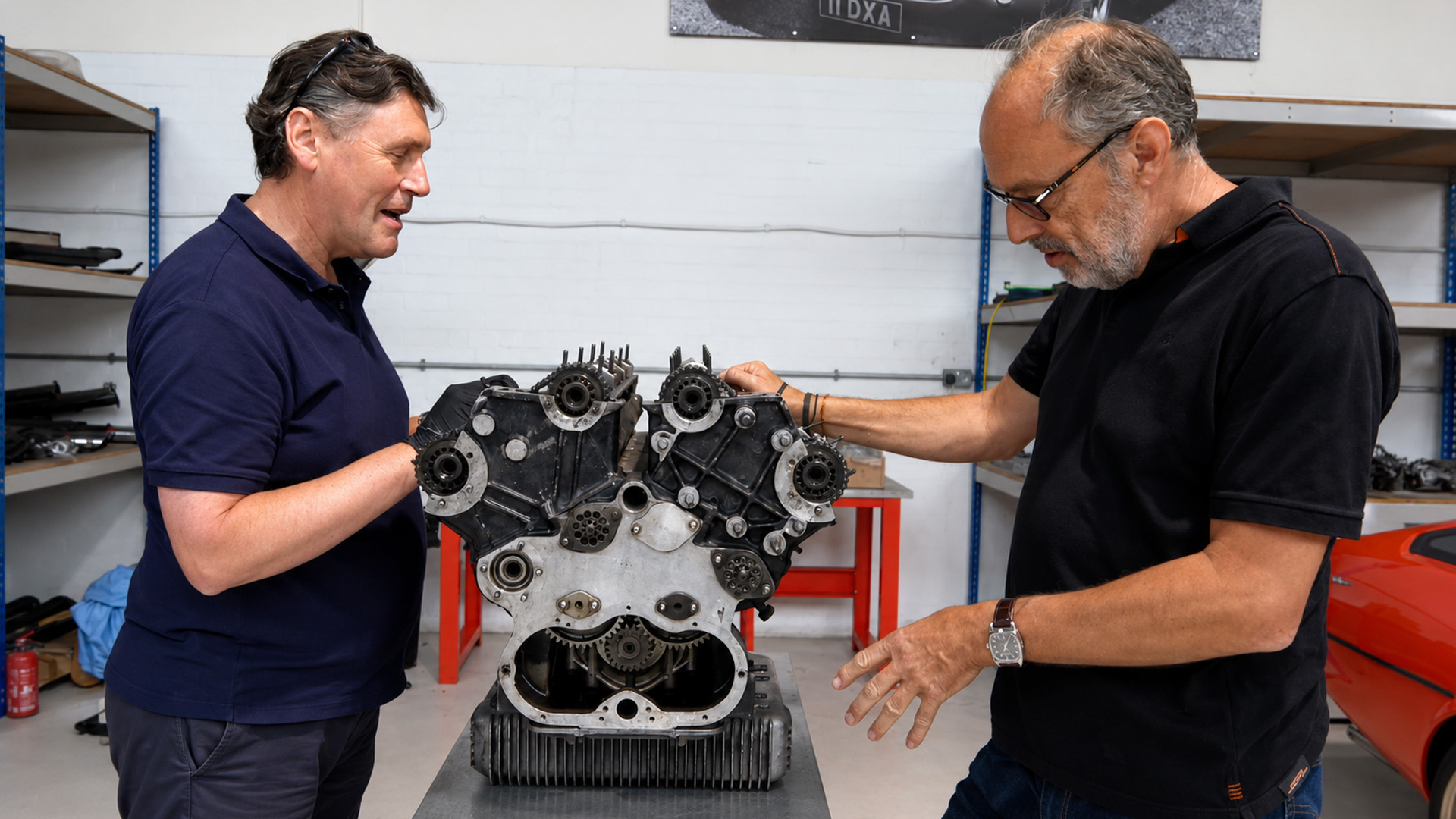Lamborghini Espada V12 rebuild begins as engine is stripped down