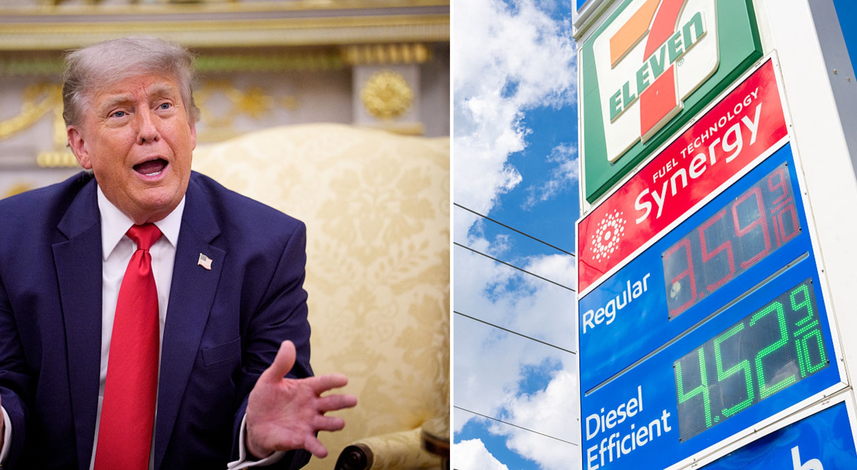 We should be at $2.25 at the pump: Trump accuses Exxon, Chevron, Shell ...