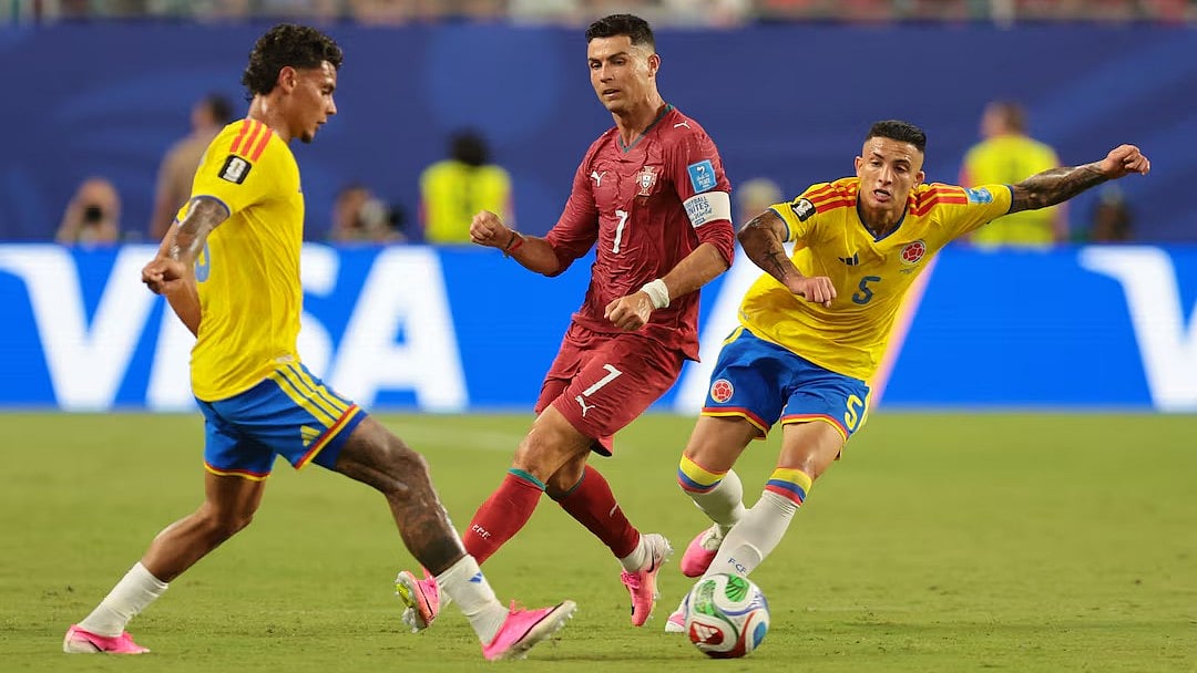 Portugal settle for a draw against Colombia to finish second in their ...