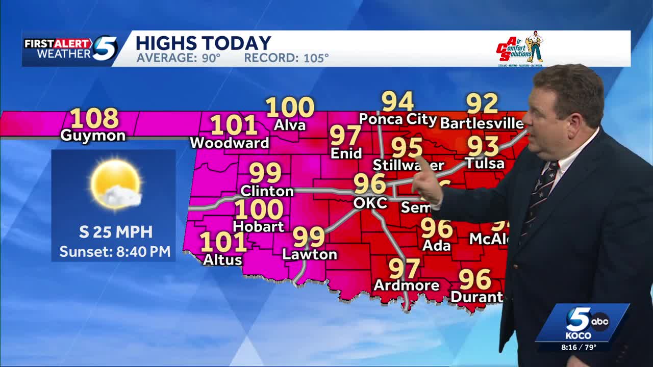 Oklahoma weather forecast: Summer is here with hot and humid conditions ...