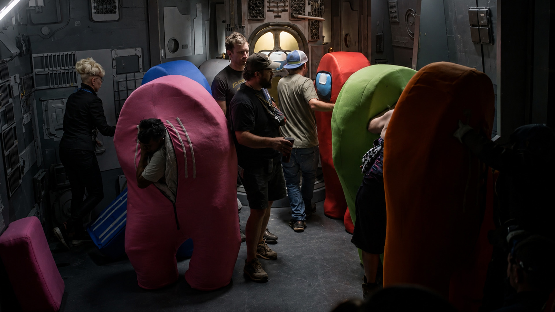 Turning an Among Us concept into a real film scene