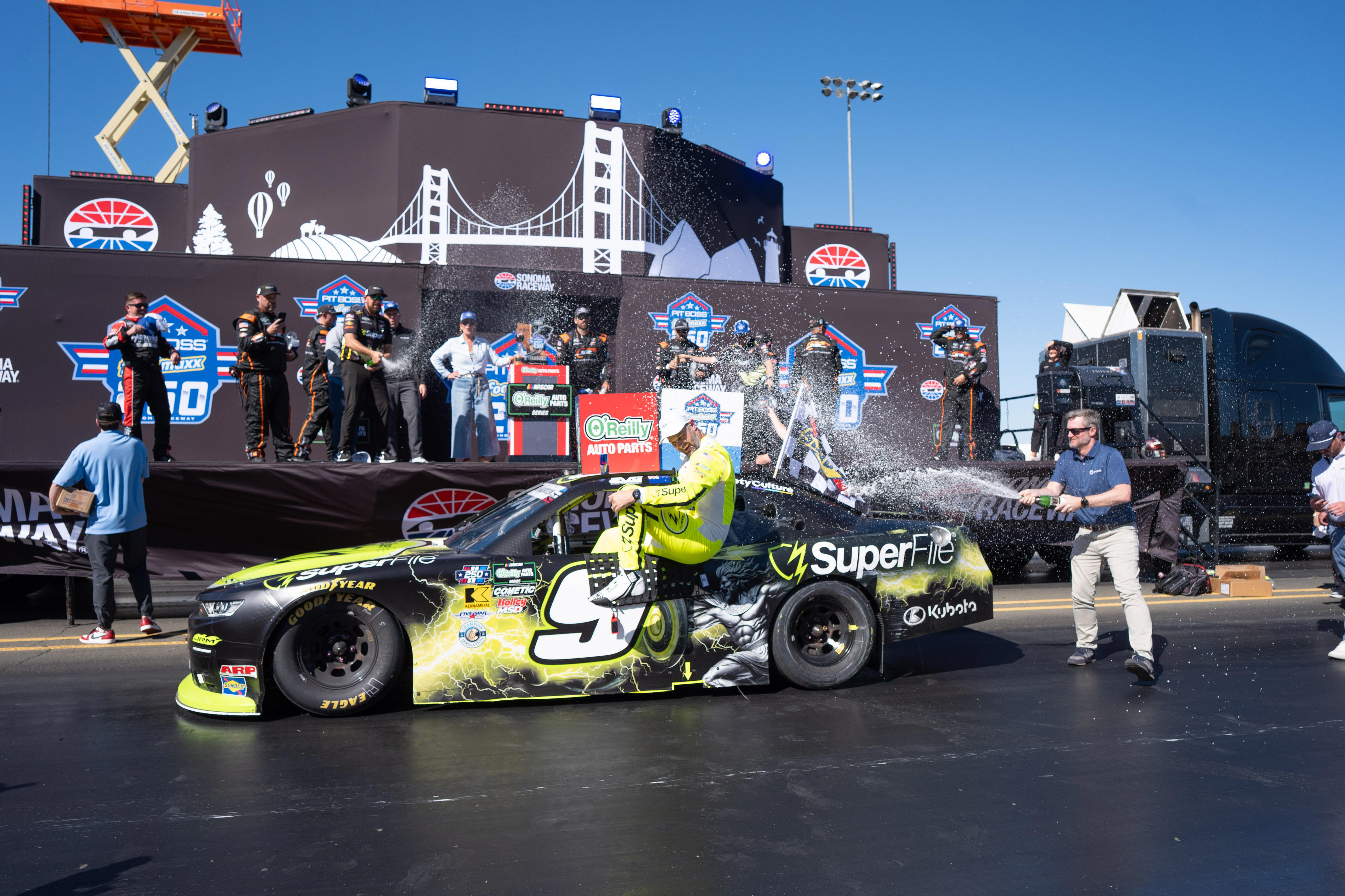 Shane van Gisbergen wins NASCAR O'Reilly race at Sonoma in June 2026