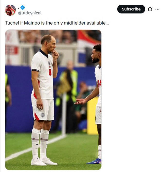Kobbie Mainoo gets the meme treatment after Jordan Henderson was picked ...