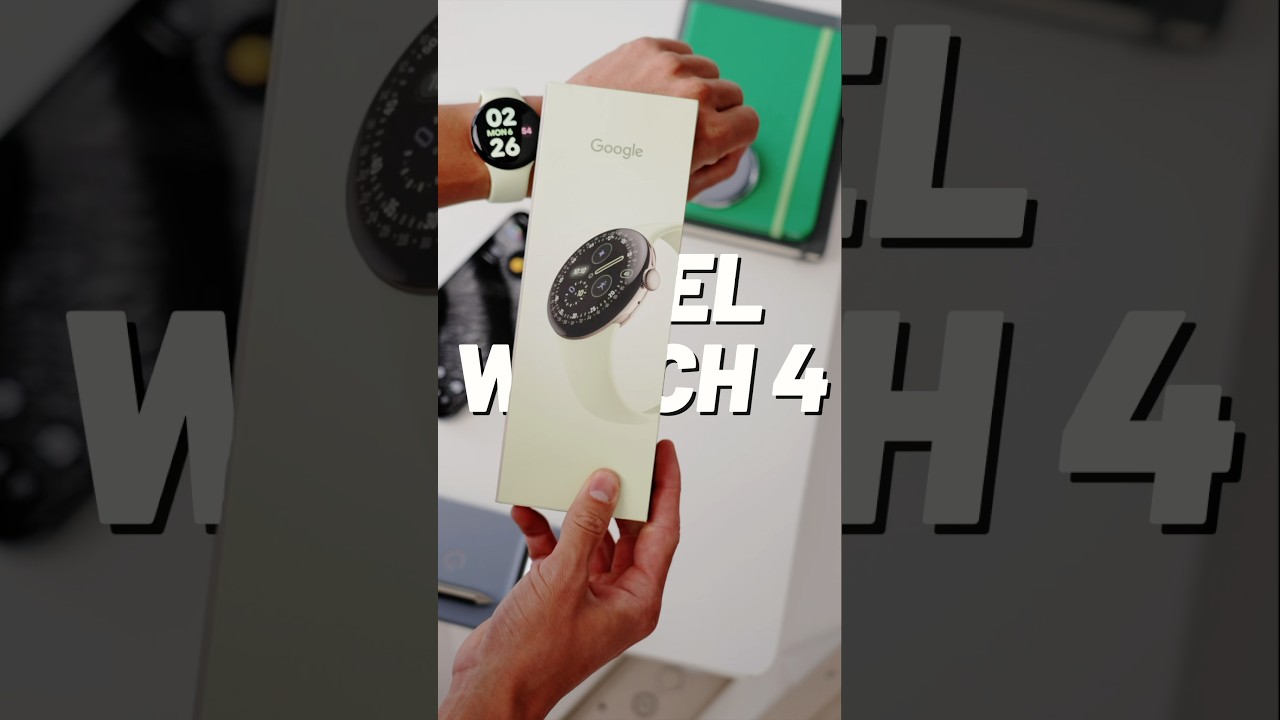 Google Pixel Watch 4 unboxing
