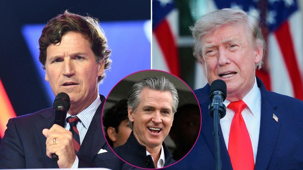 Tucker Carlson says Donald Trump thinks Gavin Newsom could win in 2028