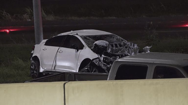 Fatal three-vehicle crash leaves two drivers dead, police say