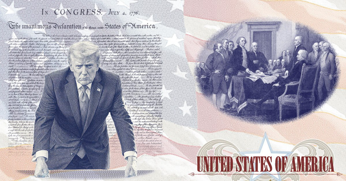 Trump shares new US passport design with his face, and a stern message