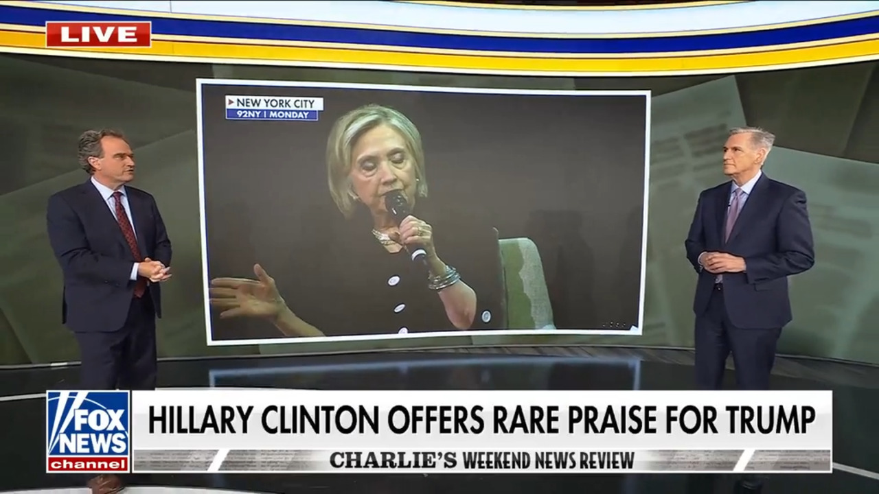 Hillary Clinton praises Trump's Gaza peace plan in break with Dem critics