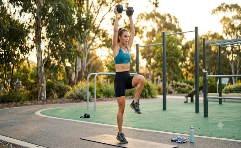 Can you sculpt your core and burn fat with just one dumbbell and four ...