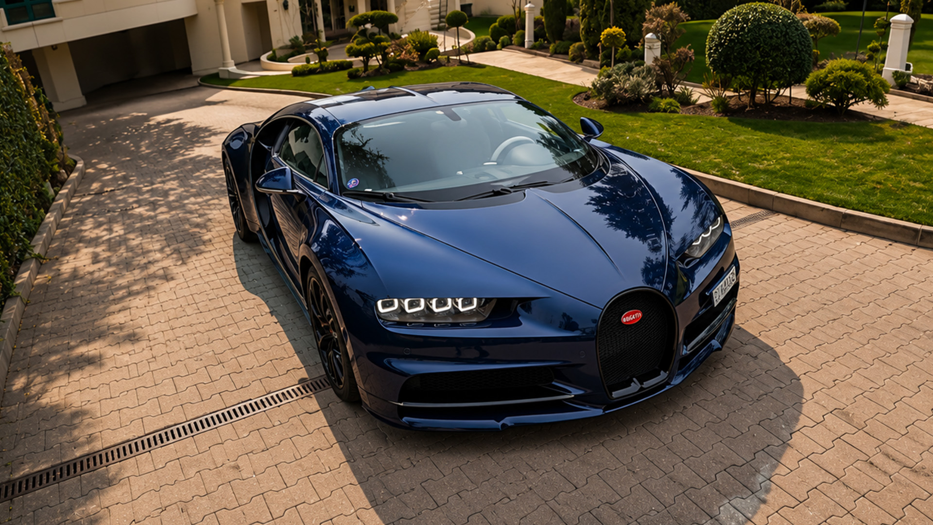 An up close look at a $4 million Bugatti Chiron Sport